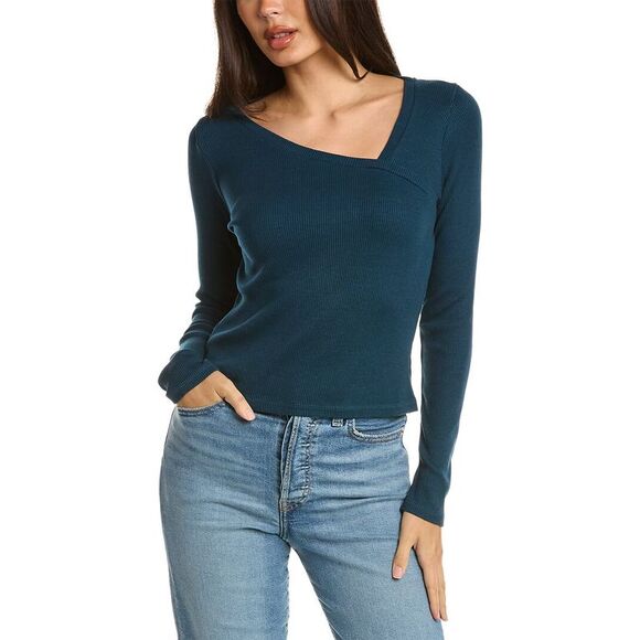 Lanston | Tops | Lanston Asymmetrical Neck Top | Poshmark